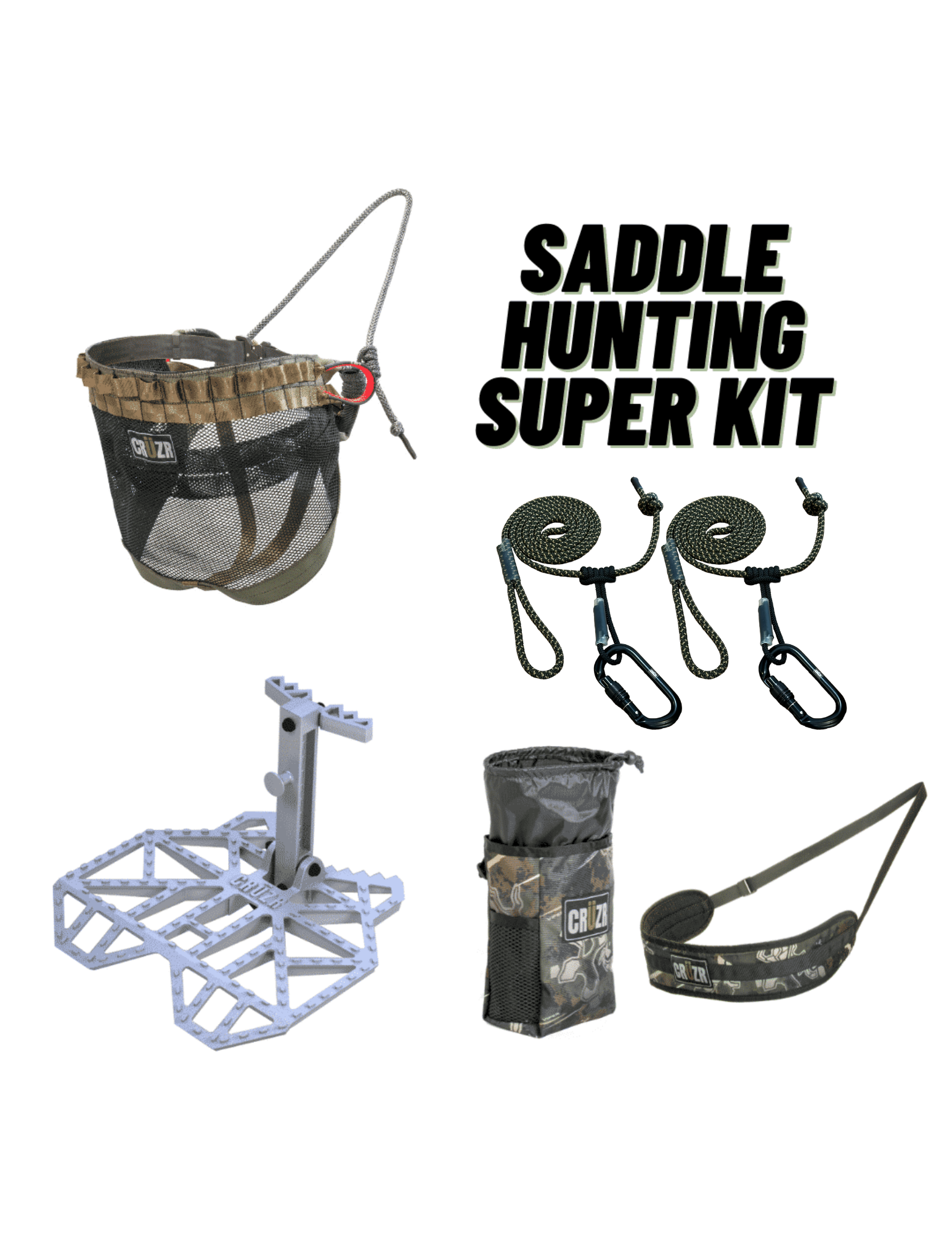 Saddle Hunting Gear - Platforms, Sticks, Ropes & More | CRUZR