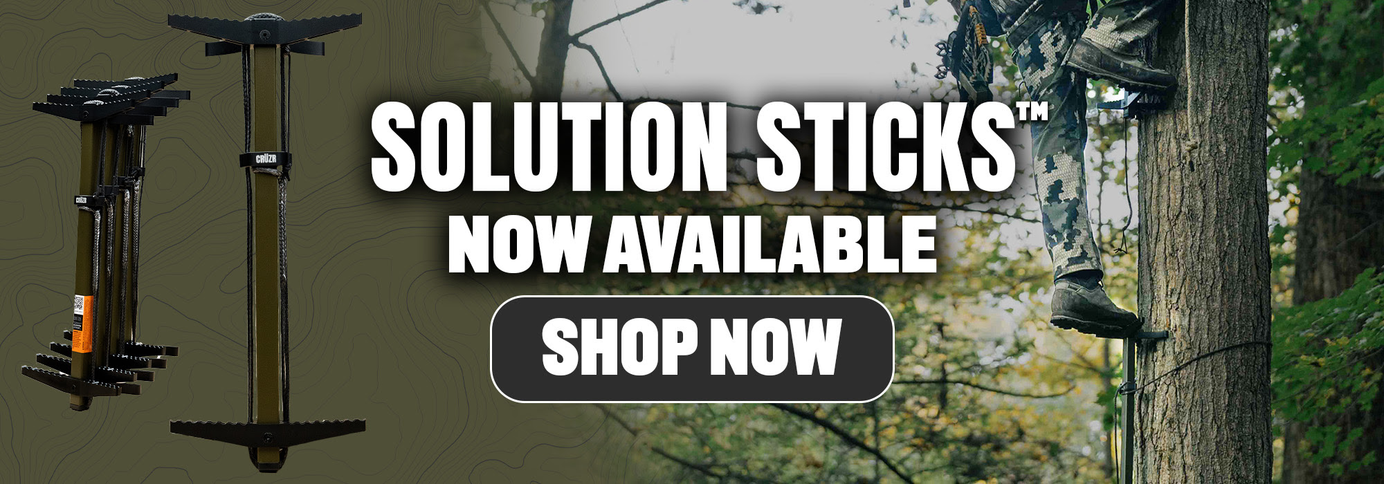 Saddle Hunting Gear - Platforms, Sticks, Ropes & More | CRUZR